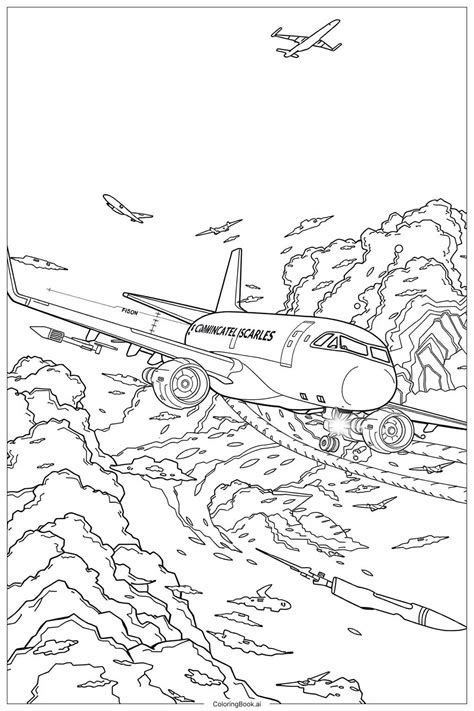 비행기 색칠공부 38장 무료 Pdf・png 출력