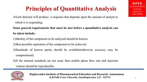 Quantification Methods Of Hplc Pptx Chemistry Science