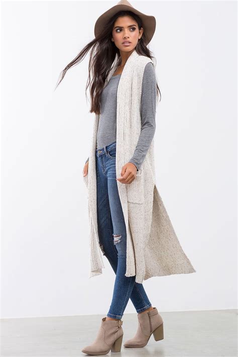 Womens Vests Harper Long Line Sweater Vest Ropa De Moda Moda