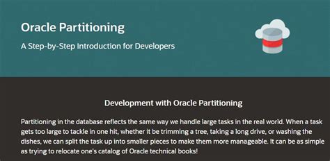 Connor Mcdonald On Linkedin Smashed Out A Whole Series Of Videos On Partitioning Today As Part