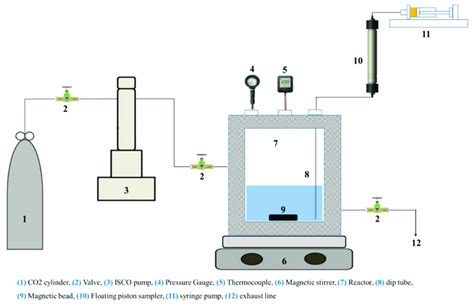 The Experimental Setup Used For Solubility Measurements Download Scientific Diagram