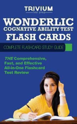 Wonderlic Cognitive Ability Test Flash Cards Complete Flash Card