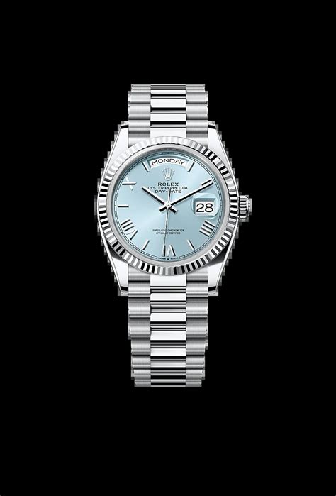 Rolex Day Date 36 In Platinum M128236 0018 Leonardo Jewelers