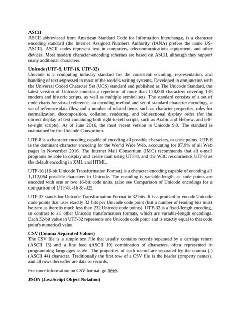ascii pdf codec data compression