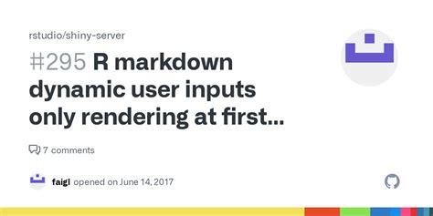 r markdown dynamic user inputs only rendering at first time in browser