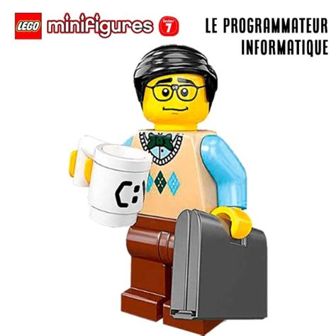 Minifigure Lego® Série 7 Computer Programmer Super Briques