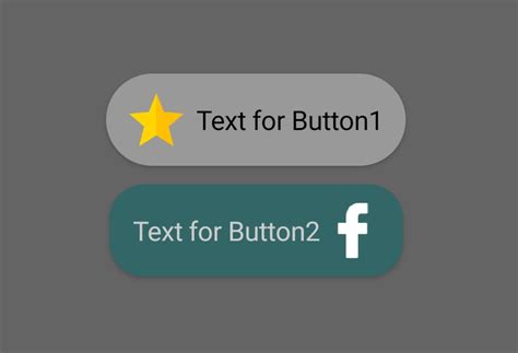 button custom icon radius border color gradient html text text