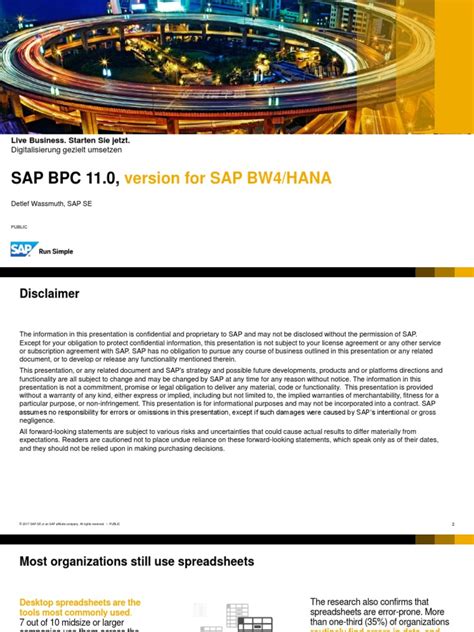 Sap Bpc 11 Pdf Cloud Computing Sap Se