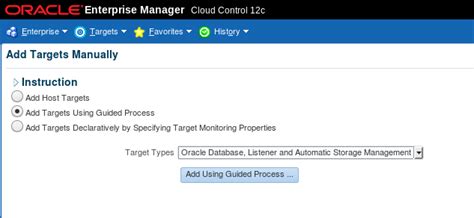 Oem 12c Discovering An Agent On The Oms Server Bruno Reis Blog