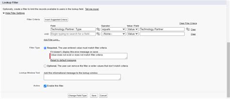 Salesforce Lookup Fields With A Filter The Marks Group Small Business Consulting Crm