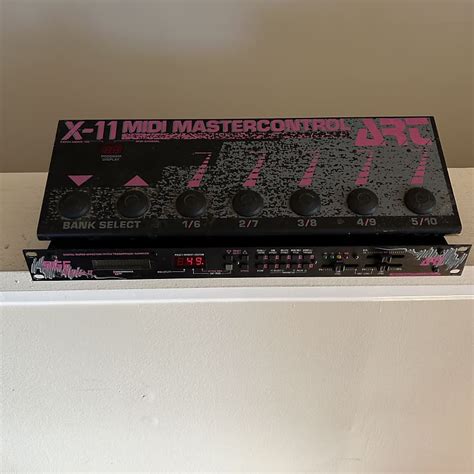 Art Sge Mach Ii And X11 Midi Master Controller Rack And Reverb