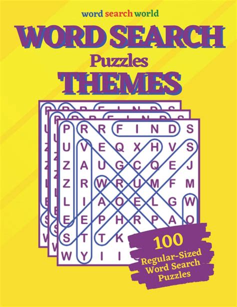 Word Search Puzzles Themes Word Search World 100 Regular Size Word