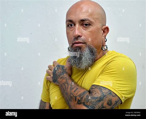 Shaved Head With Beard