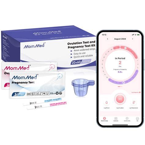 Mommed Pregnancy Test Strips Hcg20 Lh60 Includes 20