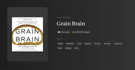 Grain Brain Book Summary