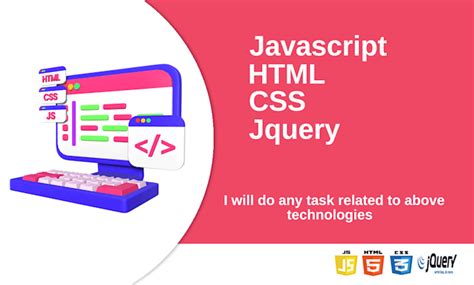 Do Professional Javascript Html Css And Jquery Tasks By