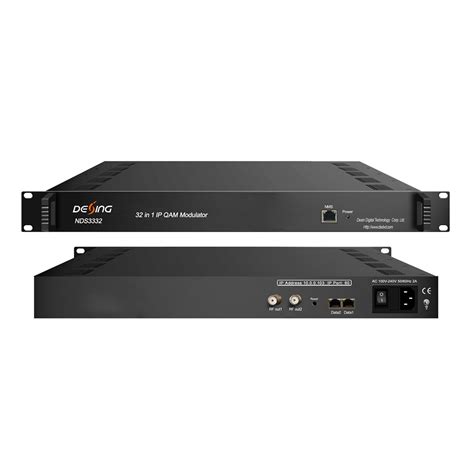 Ipqam 32 In 1 IP Modulator With Mux Scramble Modulator Ipqam Modulator And Qam Modulator
