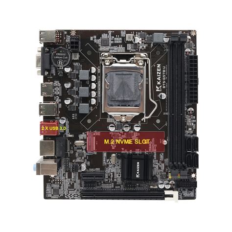 Jual Motherboard Kaizen B75 M 2 Nvme Lga 1155 Ddr3 B75 Garansi Resmi 3 Thn Shopee Indonesia