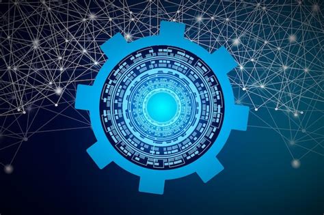 Premium Vector Abstract Network Technology Background