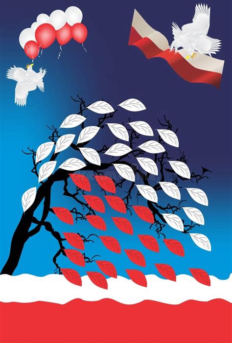 Background With Eagles Stock Illustration Illustration Of Leaf