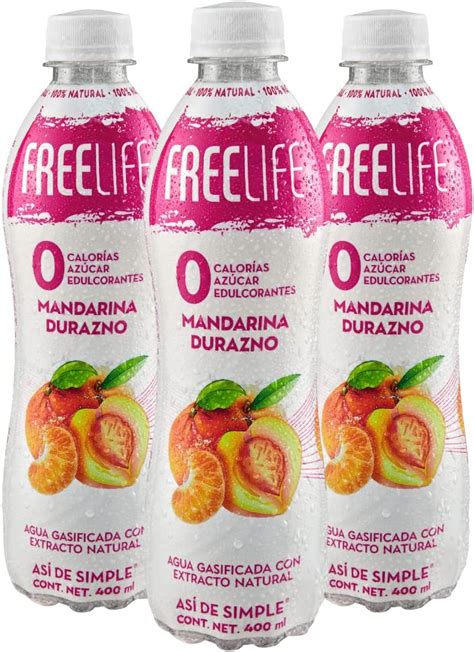 Freelife Agua Gasificada Con Extracto Natural De Frutas Sin Azúcar