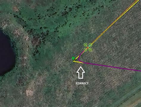 Qgroundcontrol Drone Doesnt Make Smooth Turn Copter 45 Ardupilot