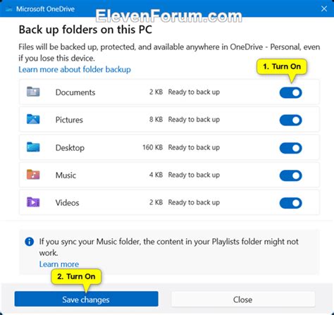 Turn On Or Off OneDrive Folder Backup Syncing Across Windows Devices Windows Forum