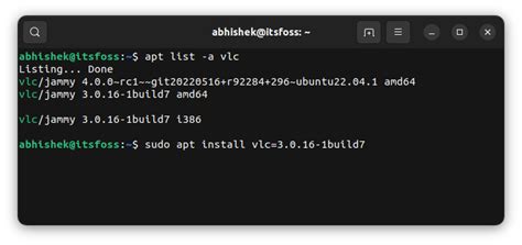 如何在 Ubuntu 中安装具体指定的软件包版本 Linuxstory
