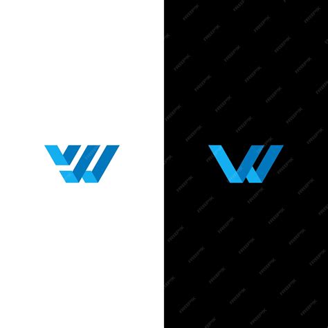 Premium Vector Trendy Triangle Logo Letter W Icon Template