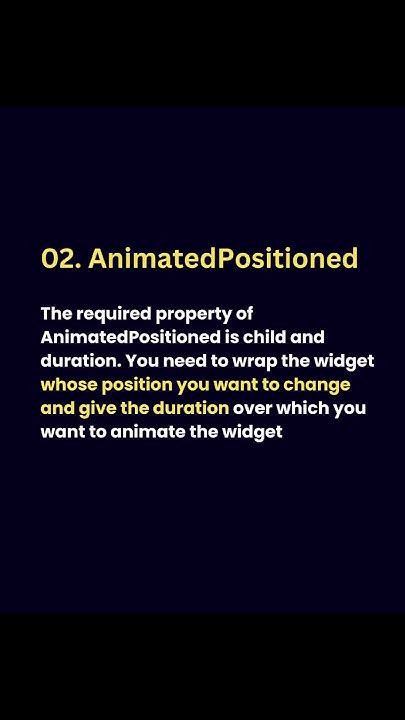 Awesome Widgets For Flutter Animation Flutter Fluttertutorial Dart