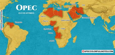 Detailed Opec Opec And India Upsc Colorfull Notes