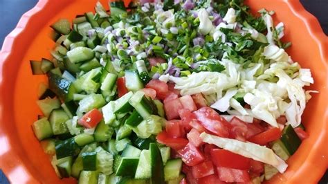 մատղաշ կաղամբով ամենահամեղ չհոգնեցնող աղցանը ամեն օր պատրաստես մեկ է՝ քիչ է Youtube