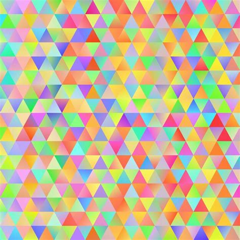 Free Vector Colorful Triangular Pattern