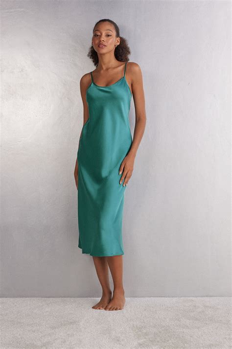 Midi Length Slip In Silk Intimissimi