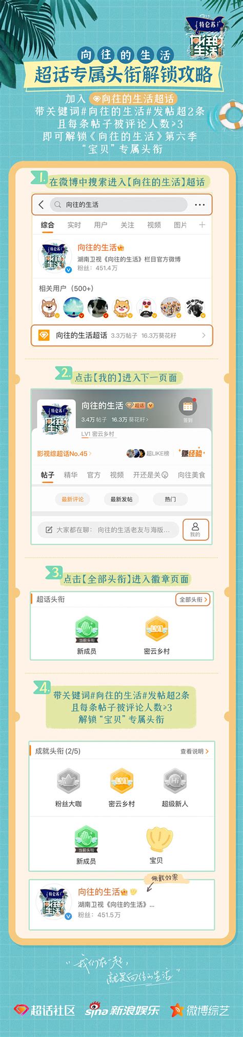 综艺向往的生活第六季大海篇宣传海报长图文
