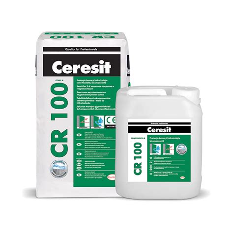 Dvokomponentna elastična hidroizolacija 20 kg + 5 L - Ceresit CR 100 2K
