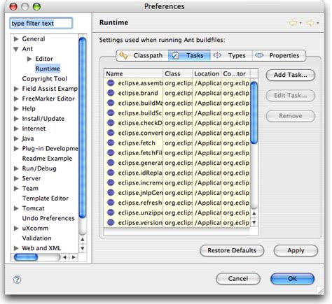 Howardism Working With Ant In Eclipse