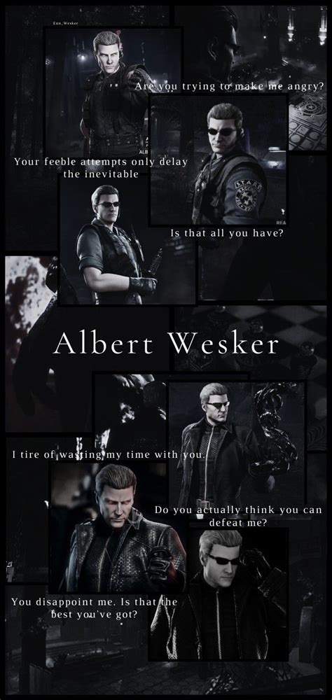 Albert Wesker Wallpapers Resident Evil Tempo Di Avventura Keanu