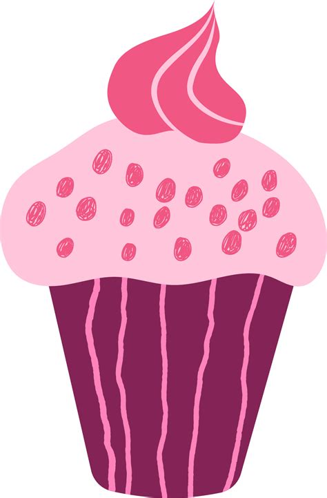 Pink Cupcake Drawing