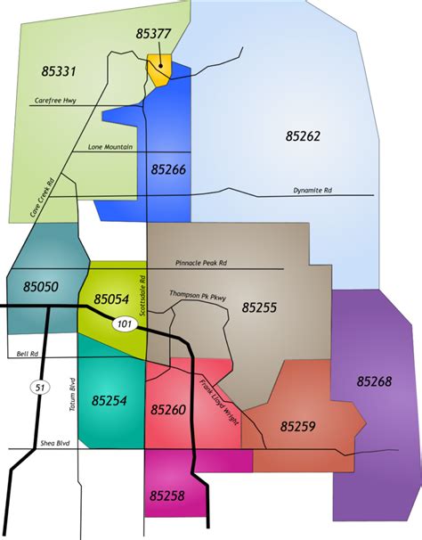 Queen Creek Zip Code Map Map