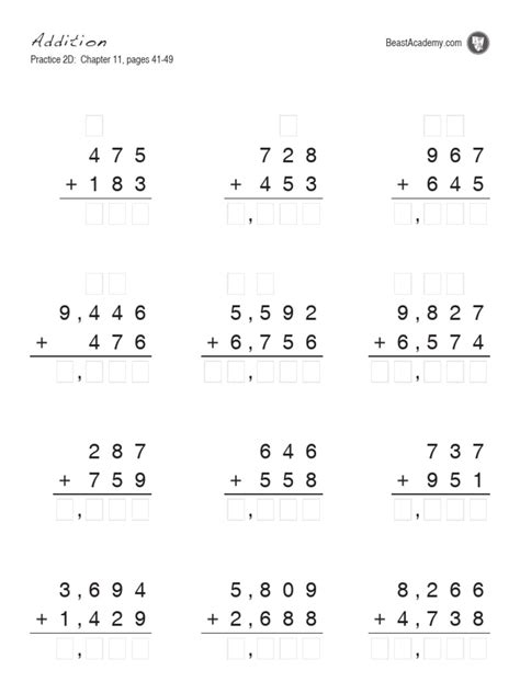 Addition Subtraction Practice Pdf