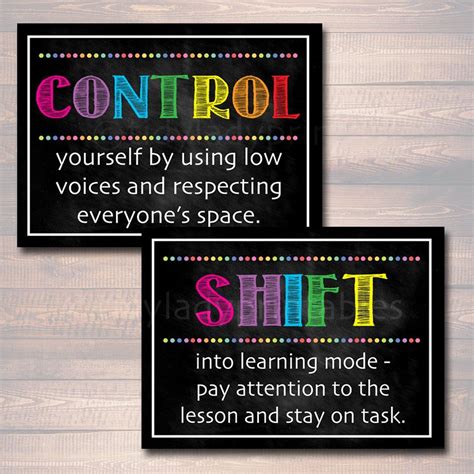Computer Lab Poster Set Printable Classroom Decor Laboratoire