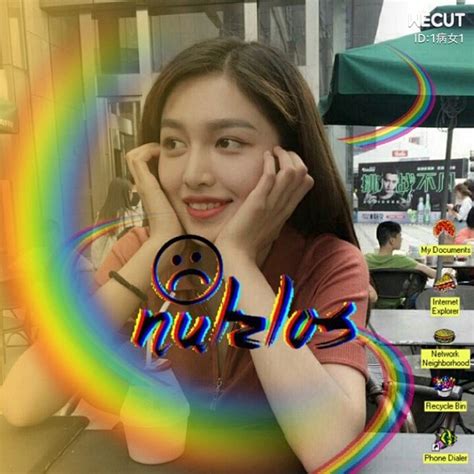 时尚 可爱 蓝色 好看 校花 小清新