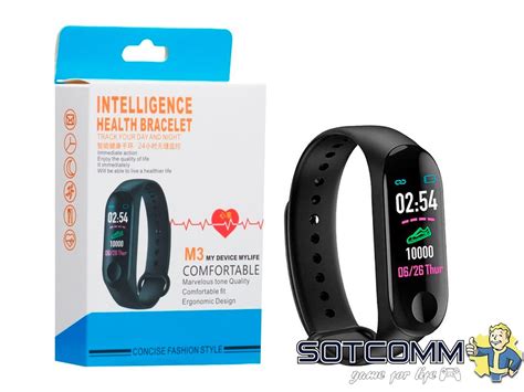 Фитнес браслет INTELLIGENCE HEALTH BRACELET M3 купить в Челябинске