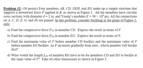 Solved Problem 2 30 Points Four Members AB CD DEH And Chegg Com