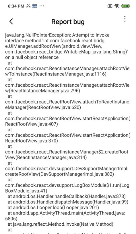 The Application Crashes After Installing The Package · Issue 733 · Facebookarchivereact