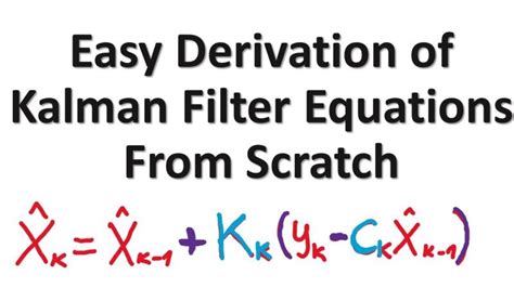 Easy Derivation Of The Kalman Filter From Scratch By Using The Recursive Least Squares Method