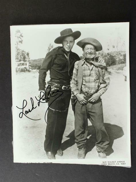 Western Actor Lash Larue 1917 1996 Autograph 8 X 10 Photo~ 2072329759