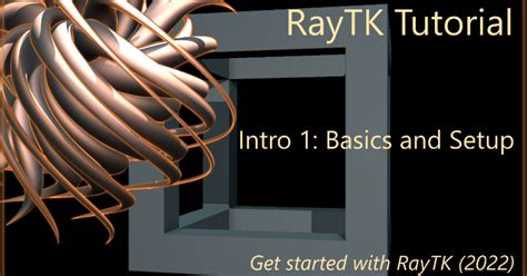 updated raytk intro parts 1 5 derivative