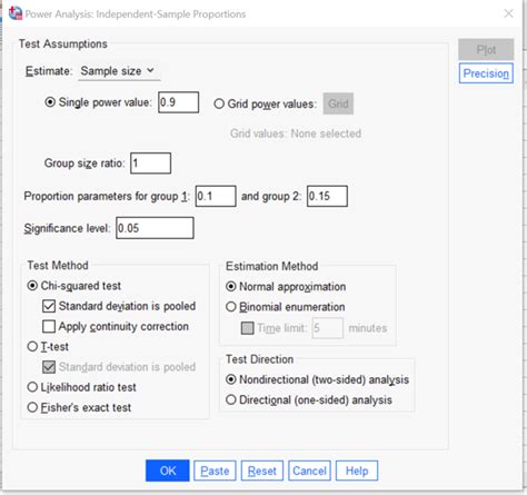 A Power Calculations For A Difference In Proportions The GRAPH Courses